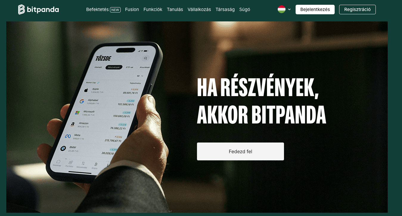 Bitpanda: Jönnek a részvények, ETF-ek és automatizált megtakarítási tervek